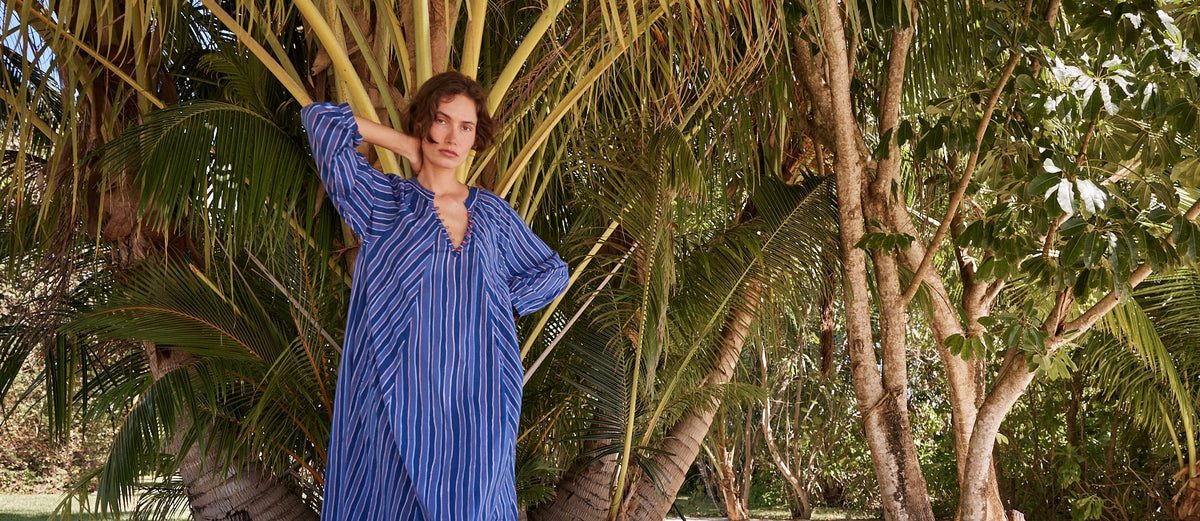 BATIK STRIPE NAVY – Natalie Martin